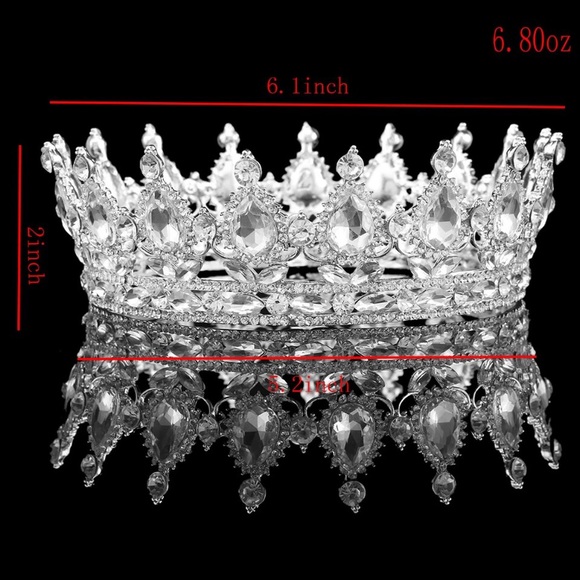 Accessories | Rhinestone Bridal Wedding Princess Crown | Poshmark